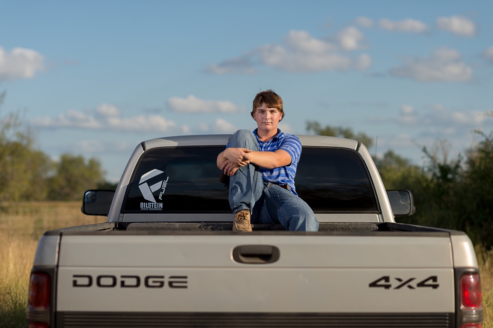 Country Boy Senior Session - San Antonio Wedding Photographers