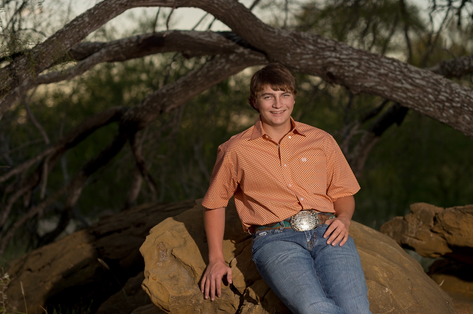 Country Boy Senior Session - San Antonio Wedding Photographers